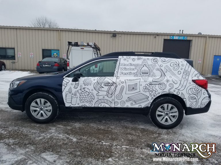 Winterfest Partial Wrap on Subaru Outback ⋆ Monarch Media Designs ⋆ ...