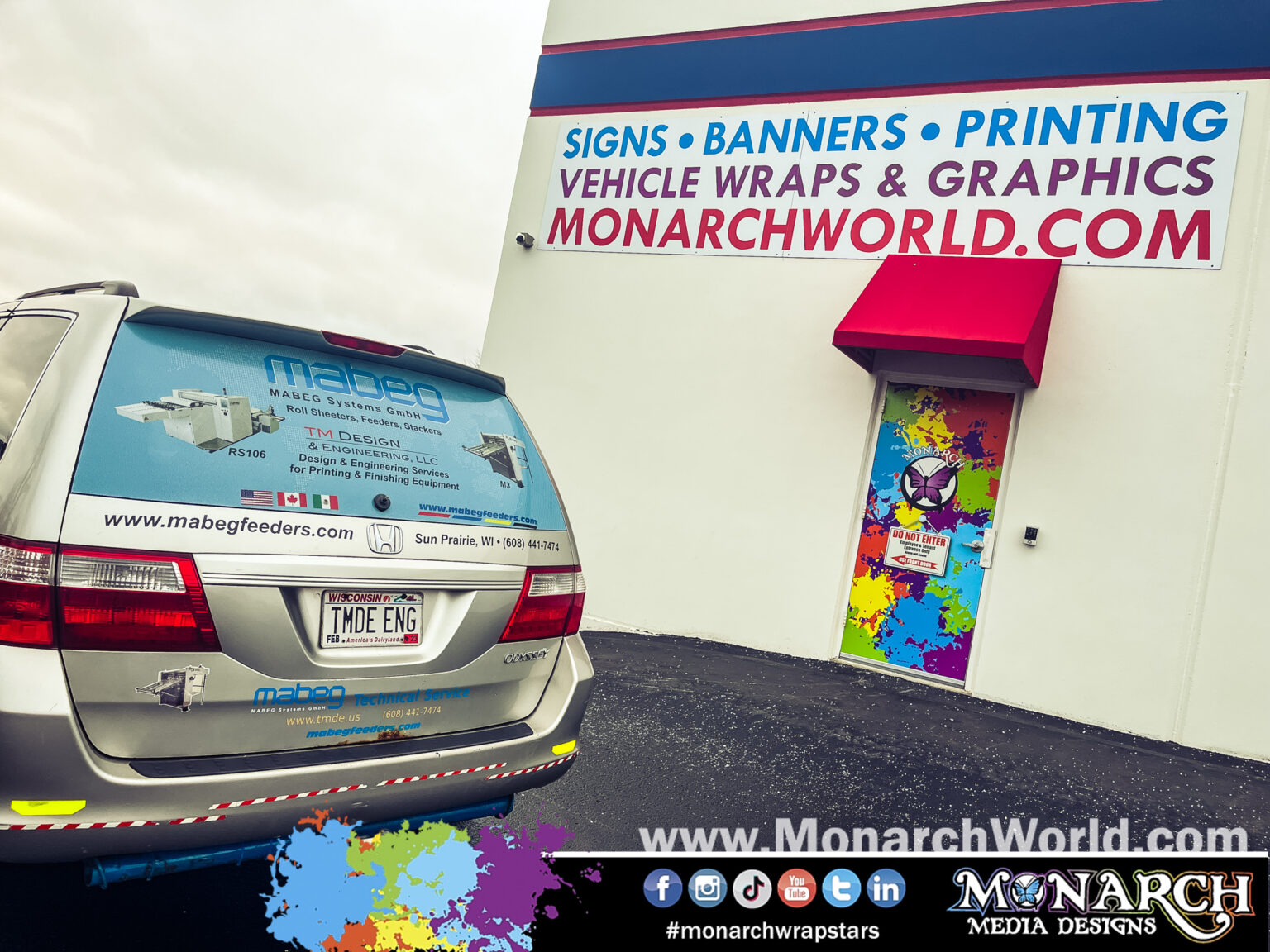 2023 Vehicle Wrap & Graphic Showcase ⋆ Monarch Media Designs ⋆ Madison, WI